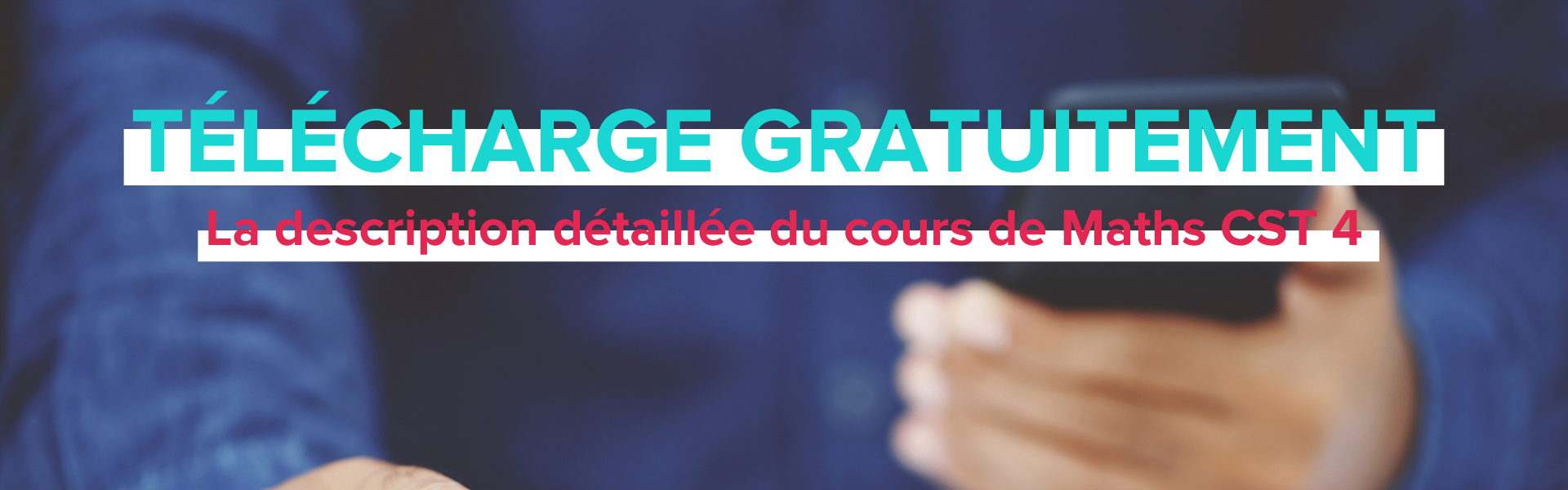 Mathématiques CST 4 - Cours en ligne | ChallengeU